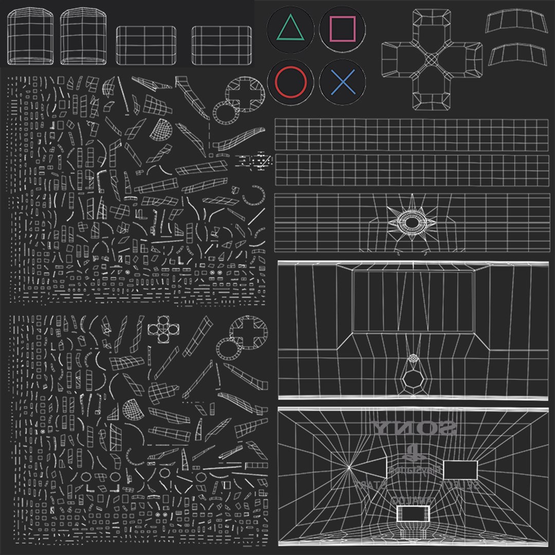 DualShock 2 Analog Controller 3D Model - TurboSquid 2202212