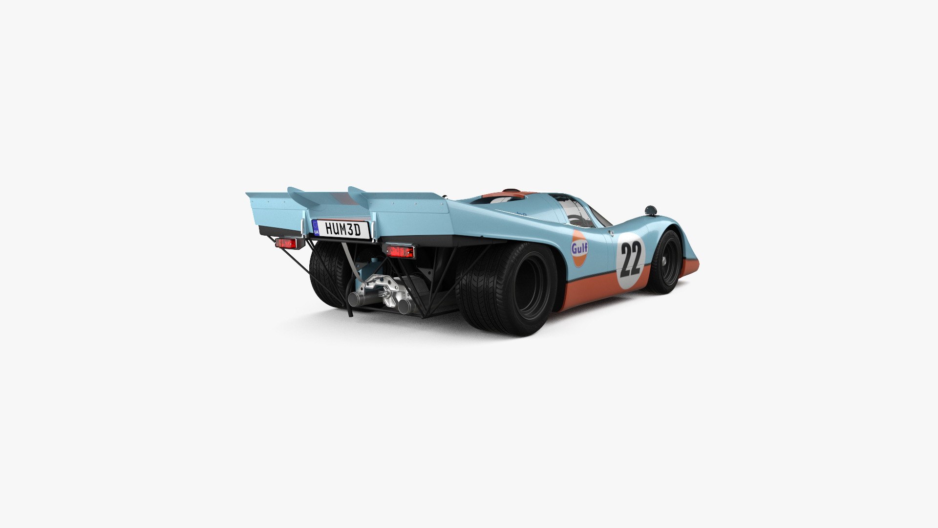 Porsche 917 K with HQ interior 1969 3D model - TurboSquid 2010142