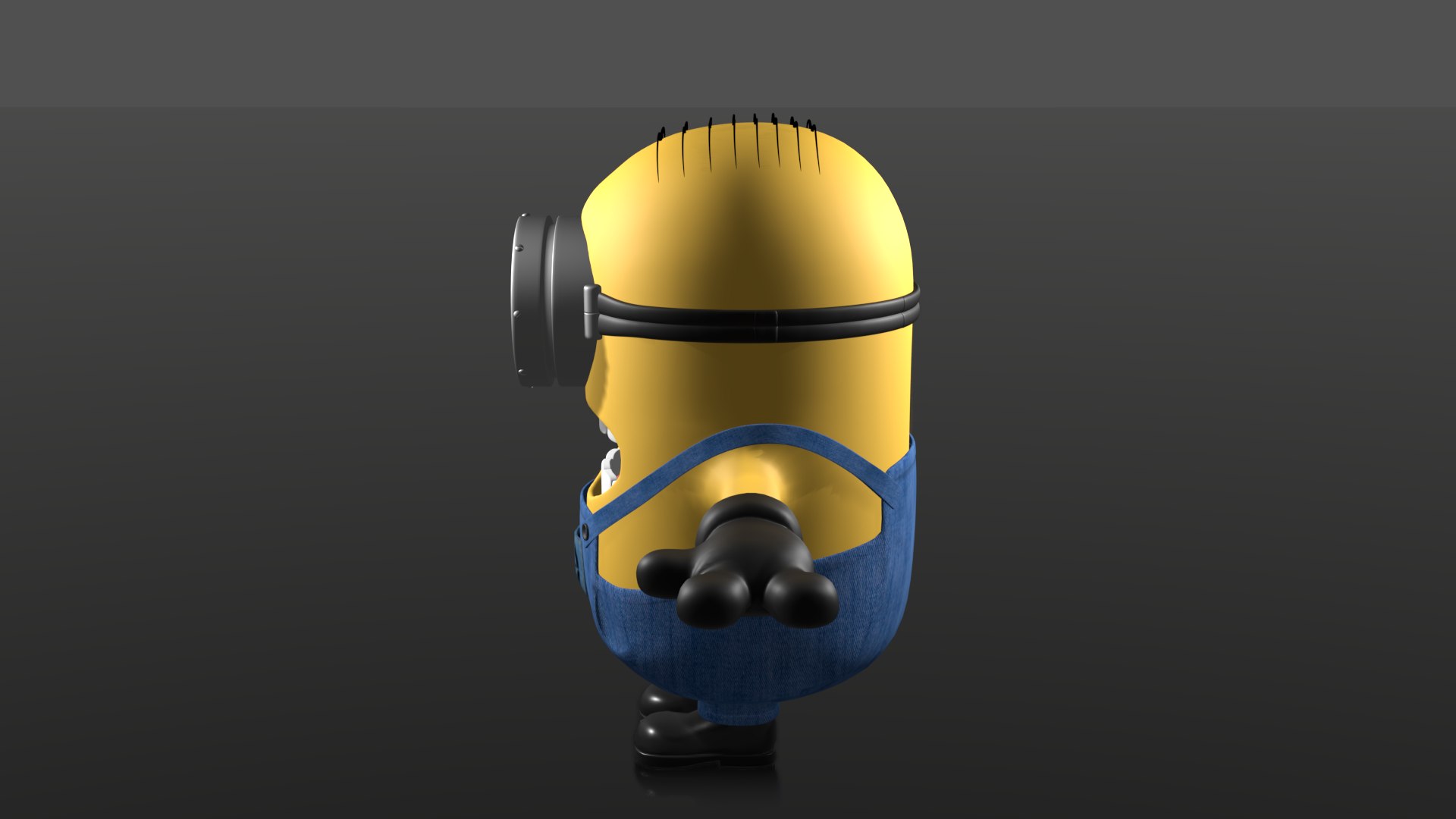 Minion Stuart 3D Model - TurboSquid 1341913