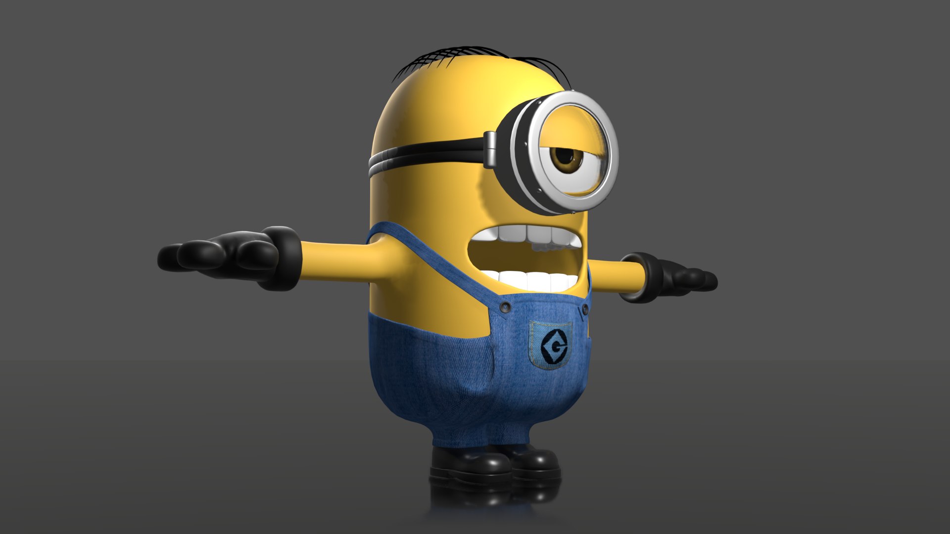 Minion Stuart 3D Model - TurboSquid 1341913