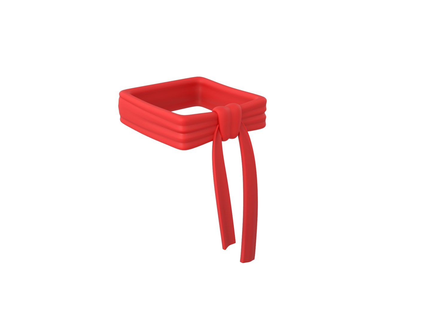 3D Square Headband Model - TurboSquid 2227052