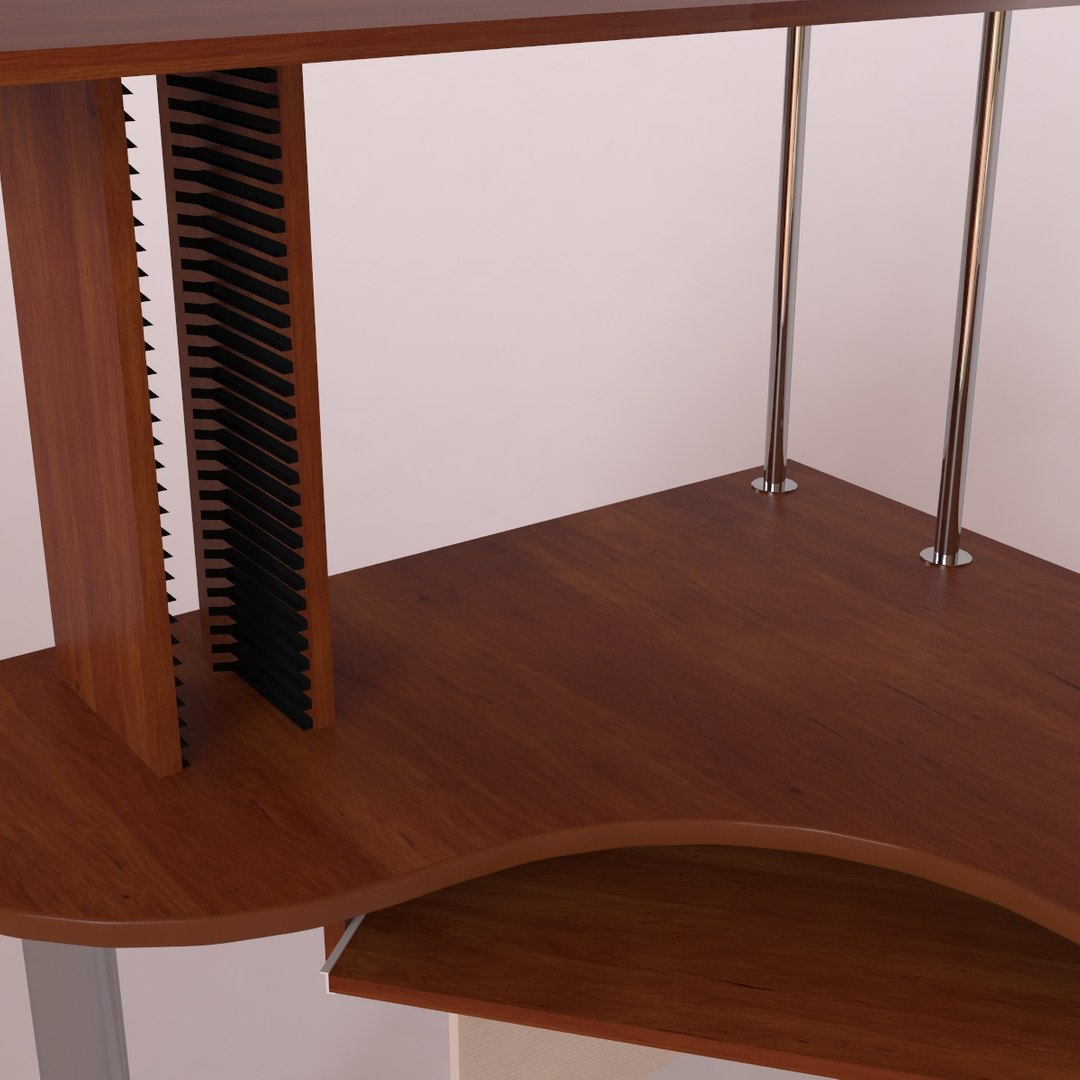 3d computer table model