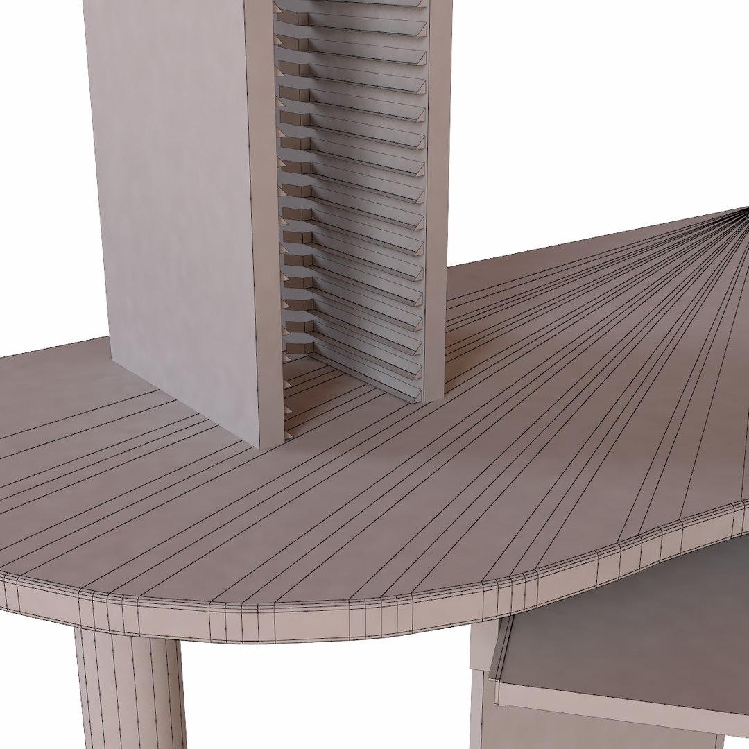 3d computer table model