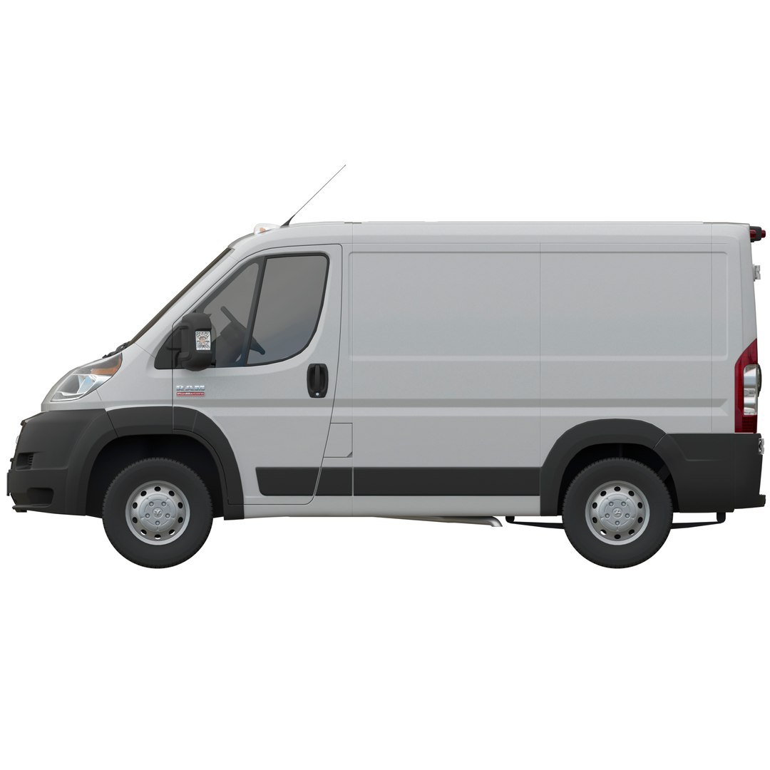 RAM PROMASTER 1500 Cargo Van 118 3D Model - TurboSquid 1804111