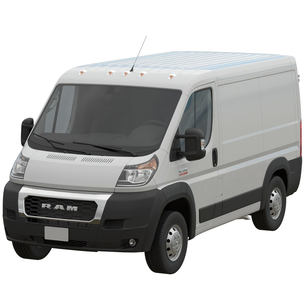 RAM PROMASTER 1500 Cargo Van 118 3D Model - TurboSquid 1804111