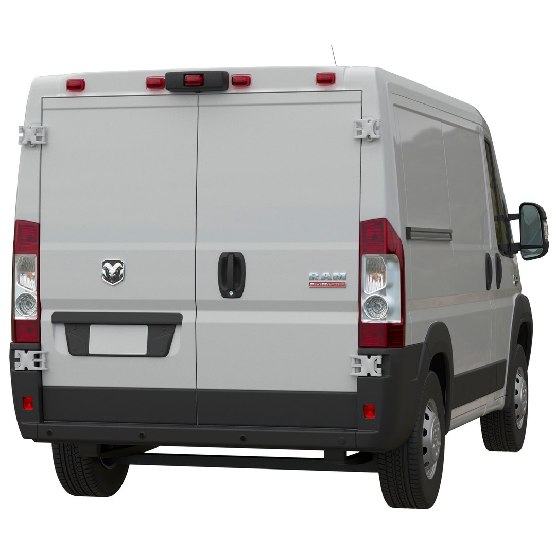 RAM PROMASTER 1500 Cargo Van 118 3D Model - TurboSquid 1804111