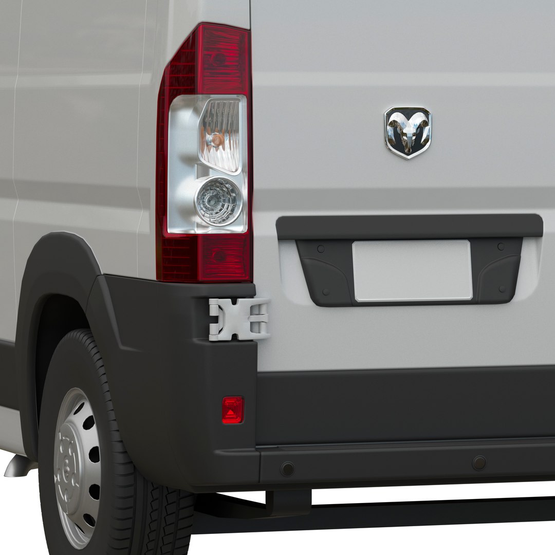 RAM PROMASTER 1500 Cargo Van 118 3D Model - TurboSquid 1804111