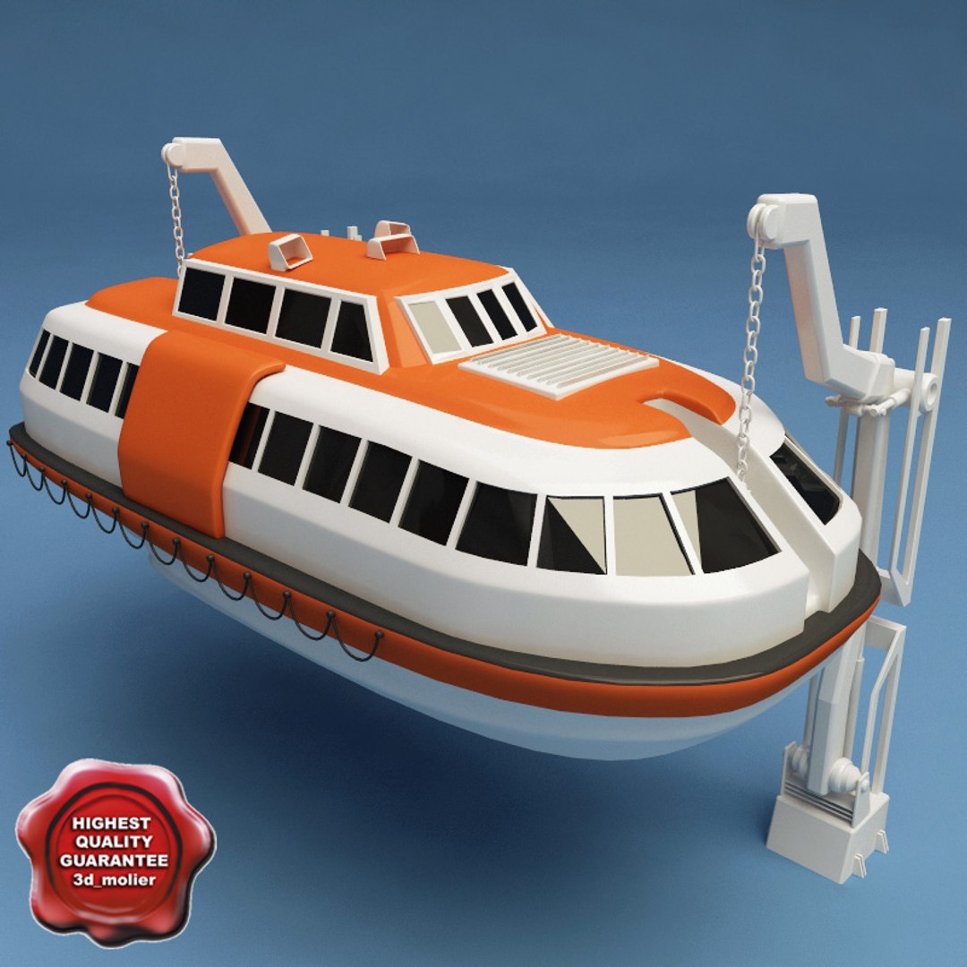3d lifeboat v3 model