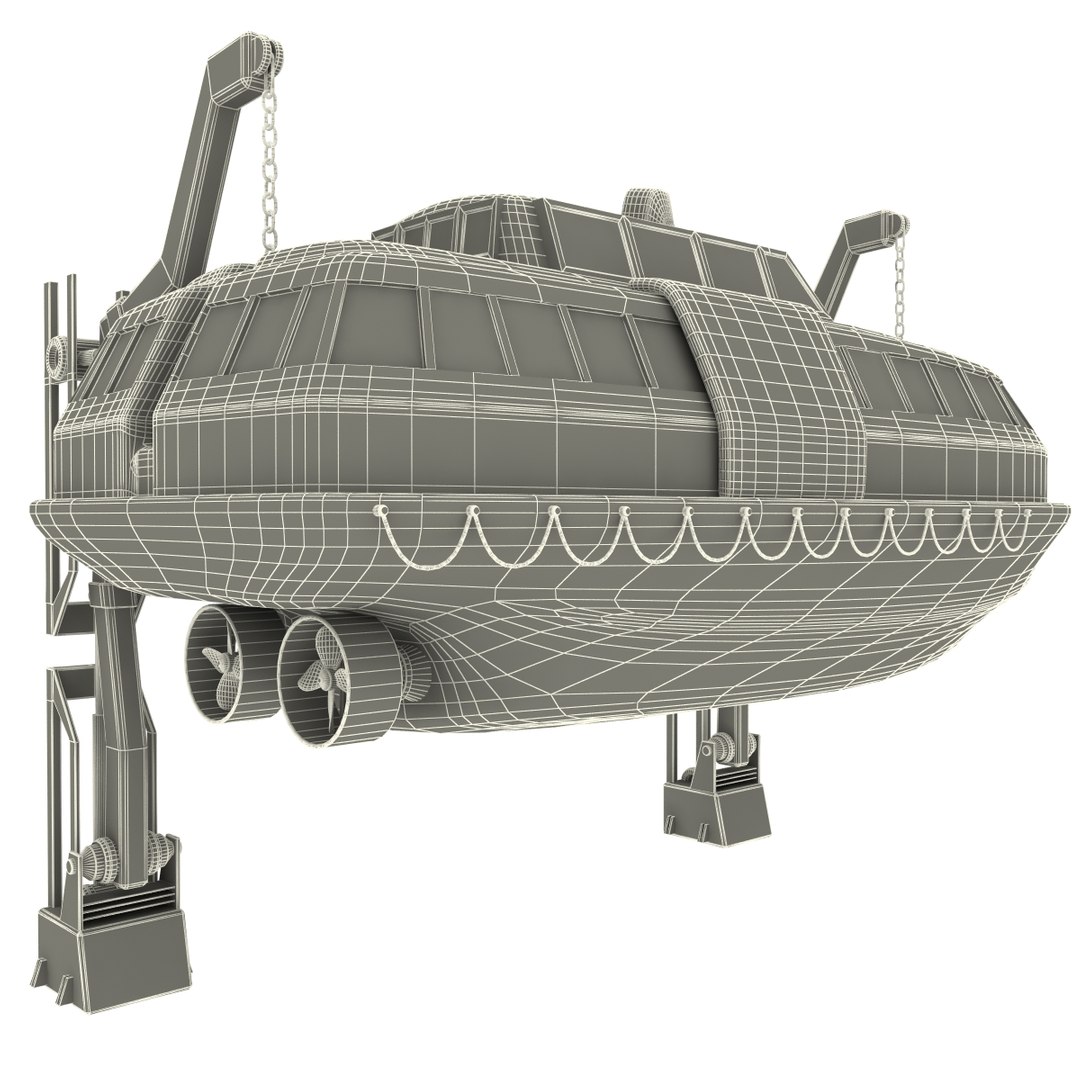 3d lifeboat v3 model