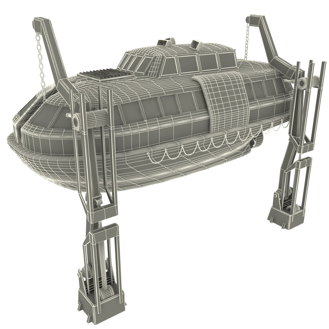3d lifeboat v3 model
