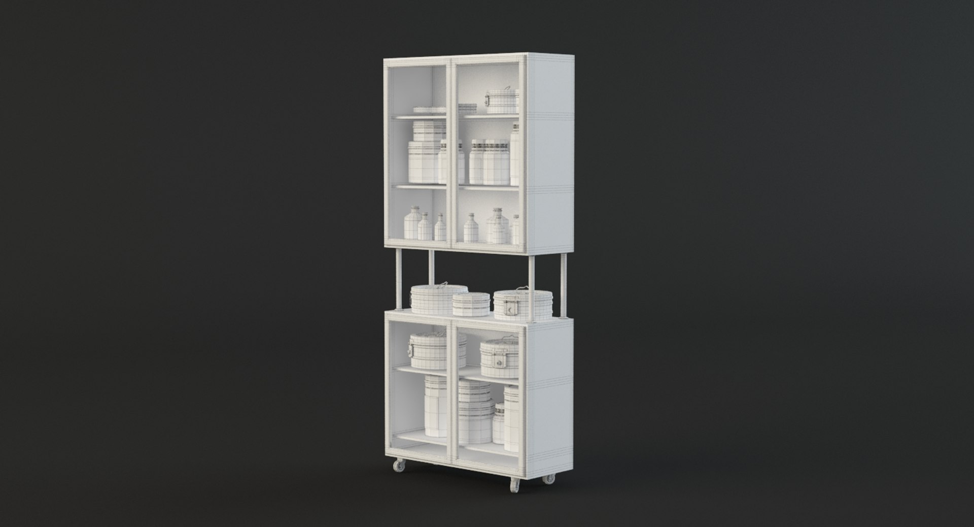 Medical rack model - TurboSquid 1278368