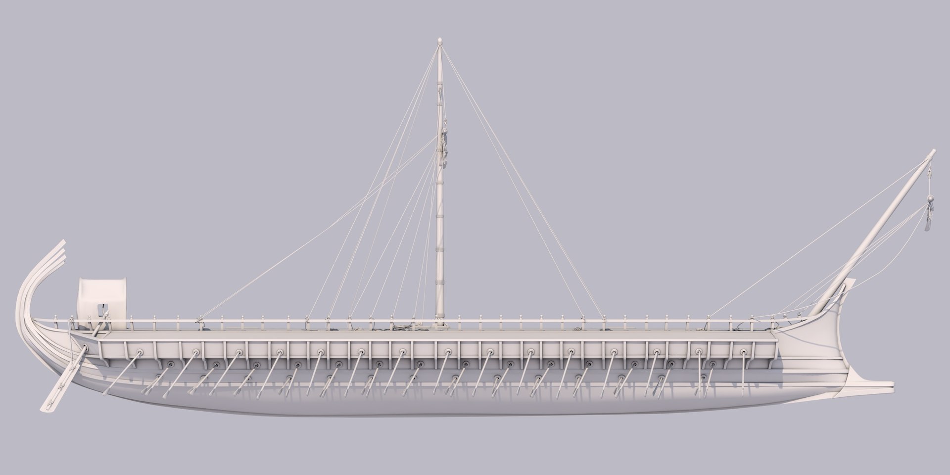 3D Roman Trireme - TurboSquid 1302607