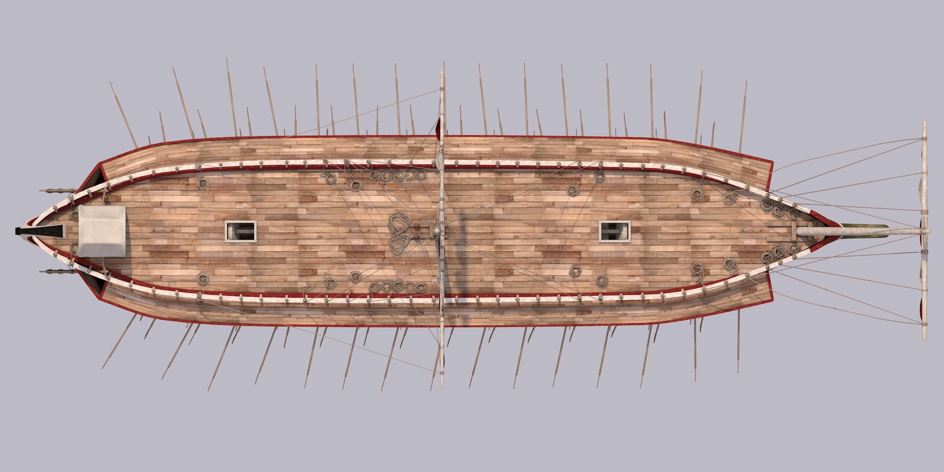 3D Roman Trireme - TurboSquid 1302607