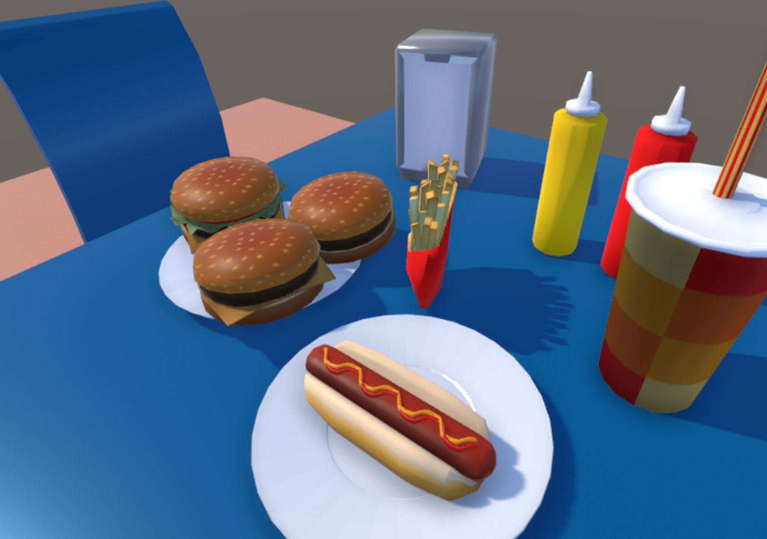 3D Fast Food Props - TurboSquid 1330428