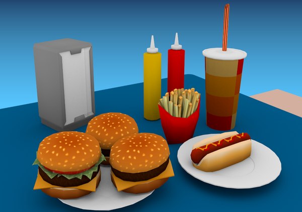 Free food 3D model - TurboSquid 1421741