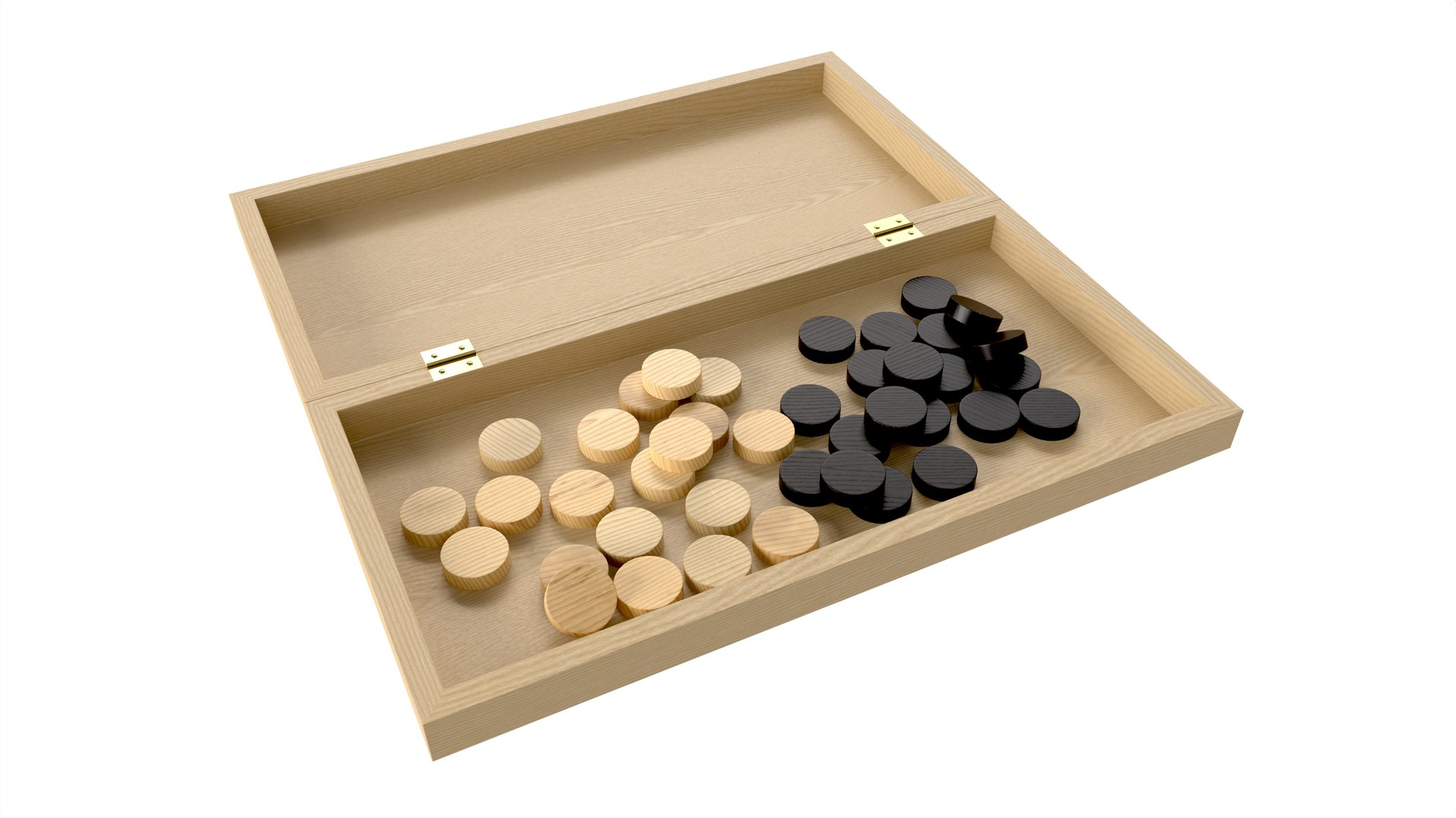 3D Checkers Draughts Board Strategy Game Inside - TurboSquid 2154130