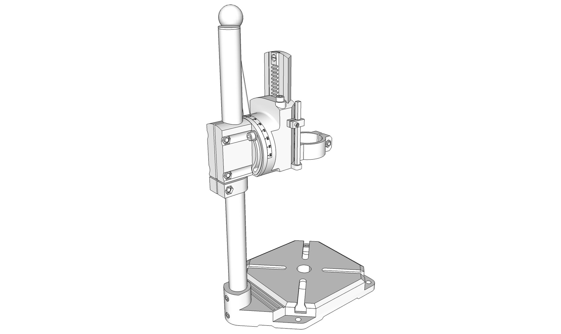 Drill Stand 3D Model - TurboSquid 2286705