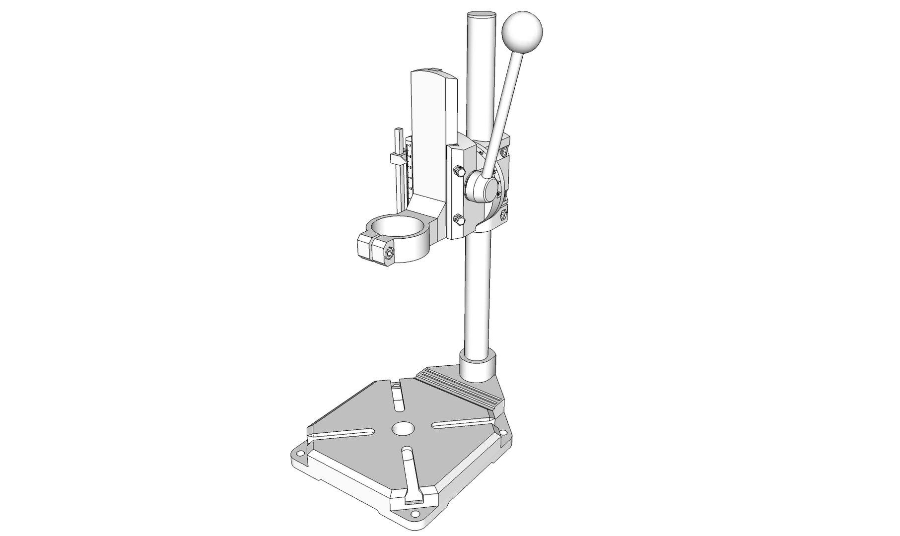 Drill Stand 3D Model - TurboSquid 2286705