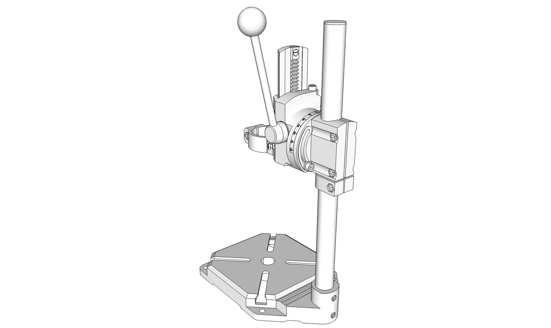 Drill Stand 3D Model - TurboSquid 2286705