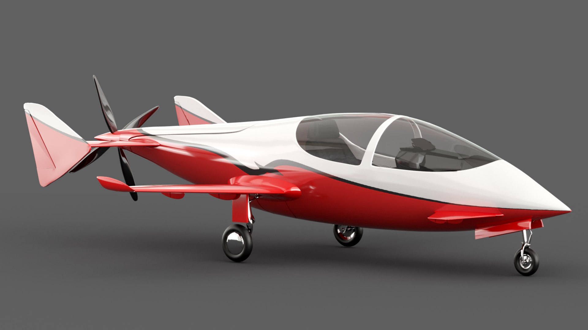 3D Single-seat Aircraft - TurboSquid 1869234