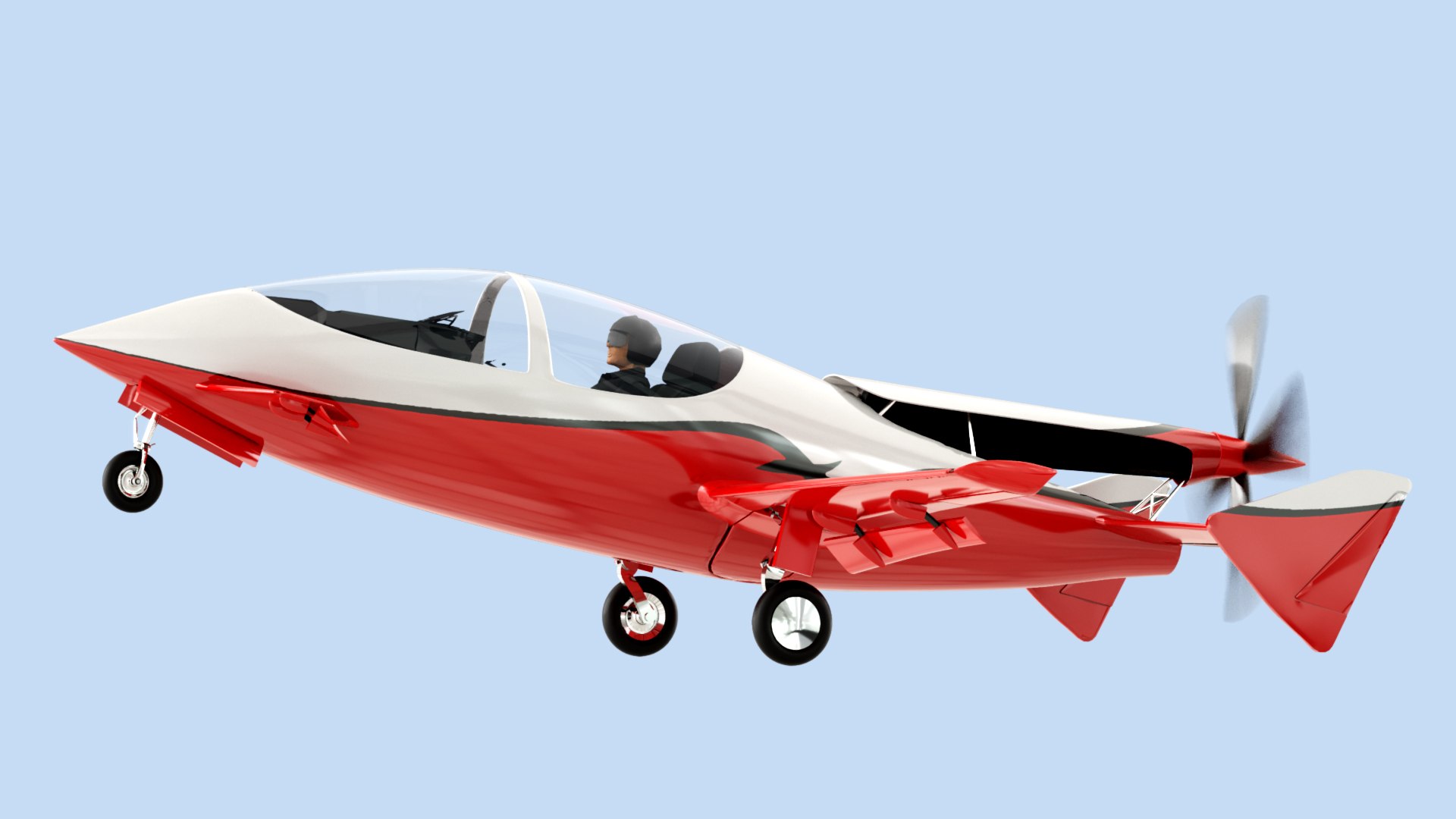 3D Single-seat Aircraft - TurboSquid 1869234