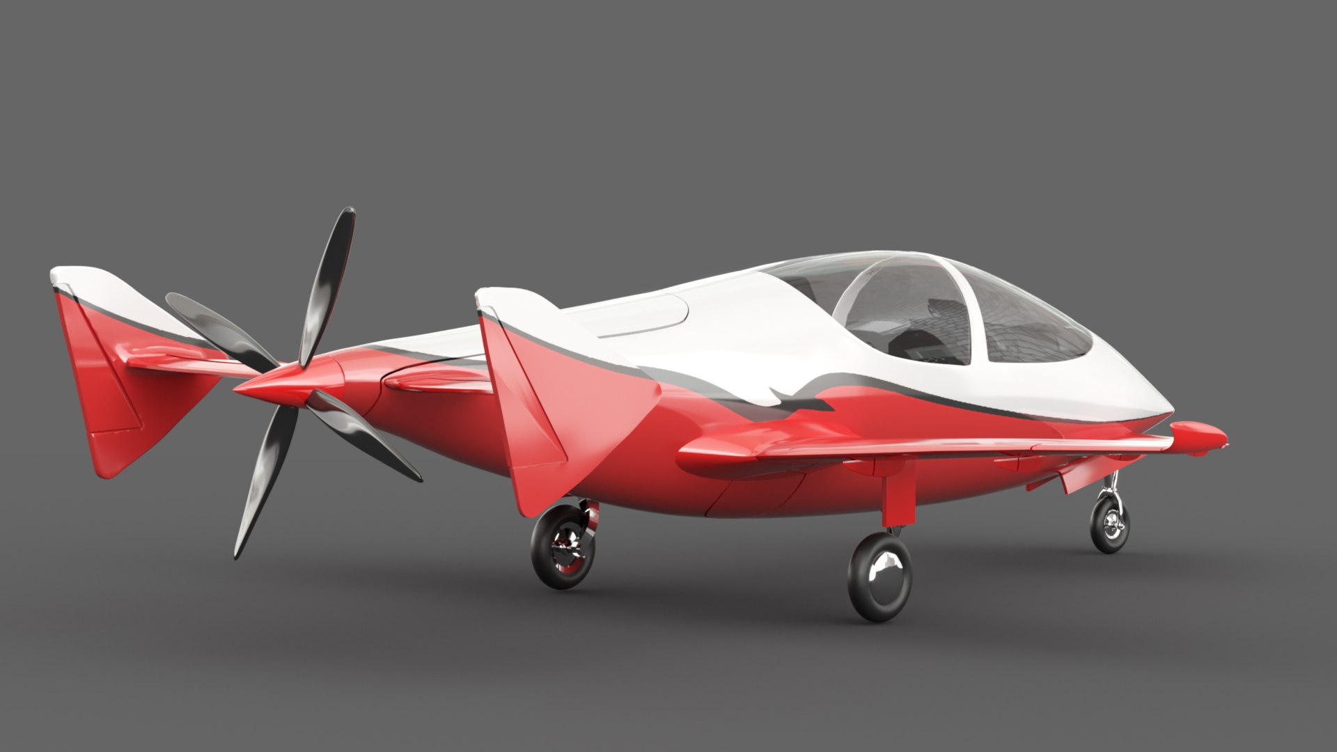 3D Single-seat Aircraft - TurboSquid 1869234