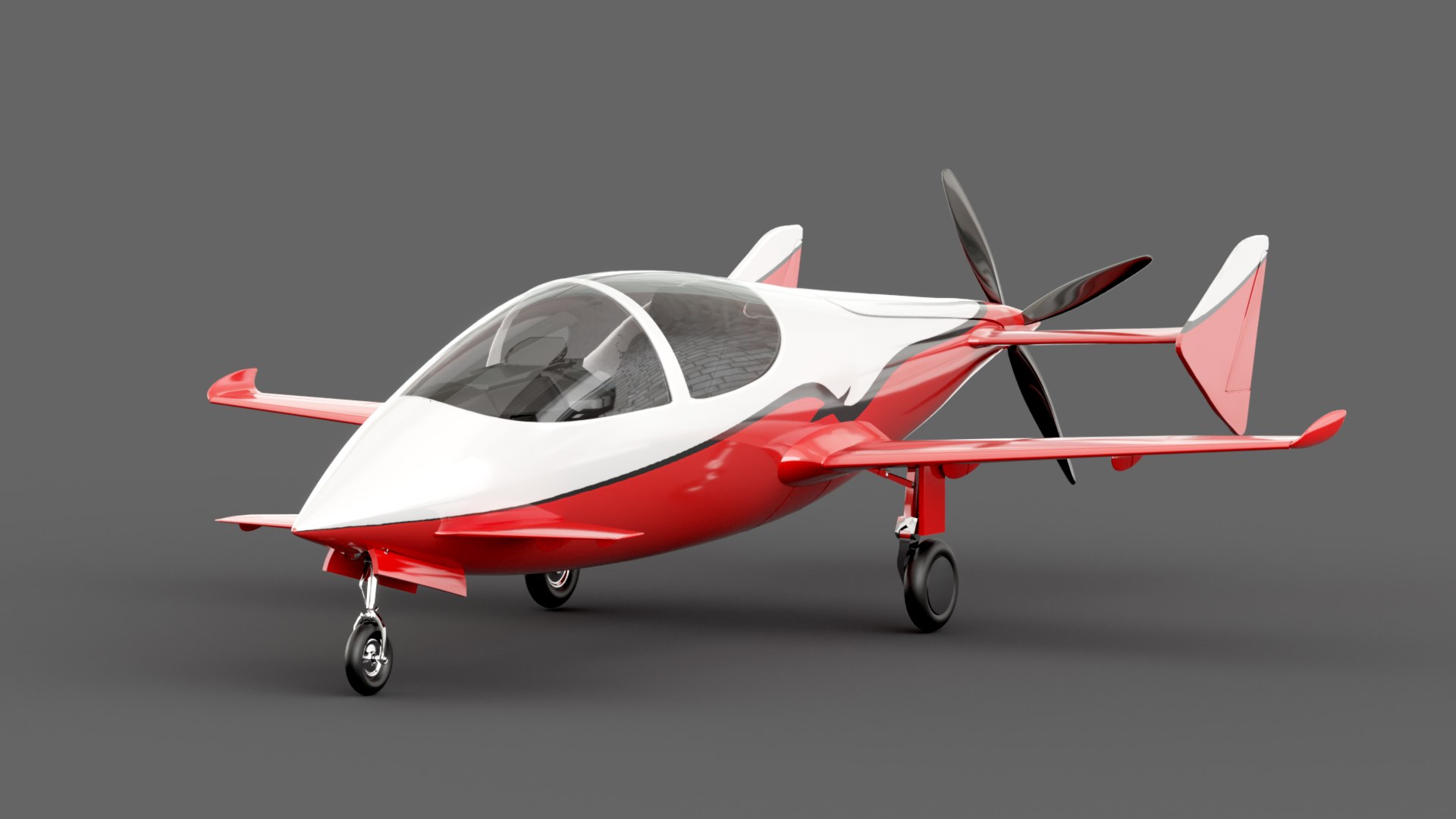 3D Single-seat Aircraft - TurboSquid 1869234