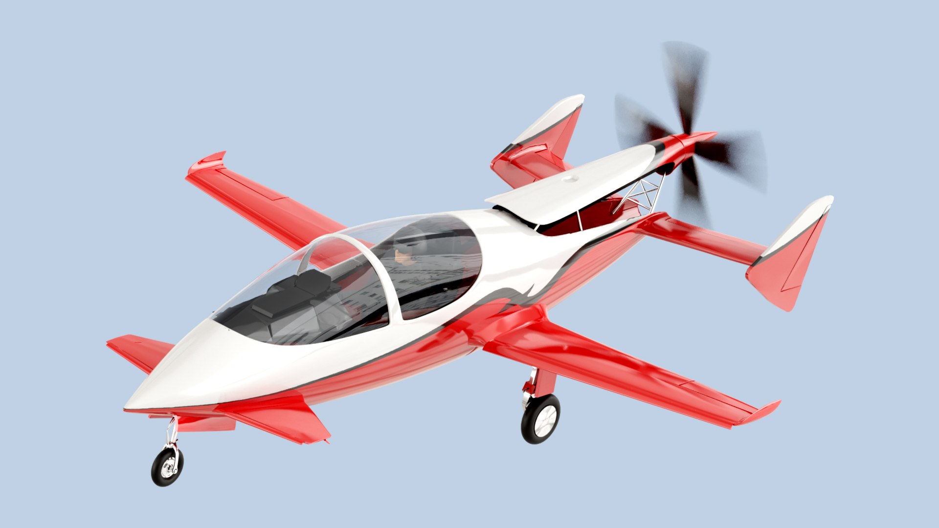 3D Single-seat Aircraft - TurboSquid 1869234