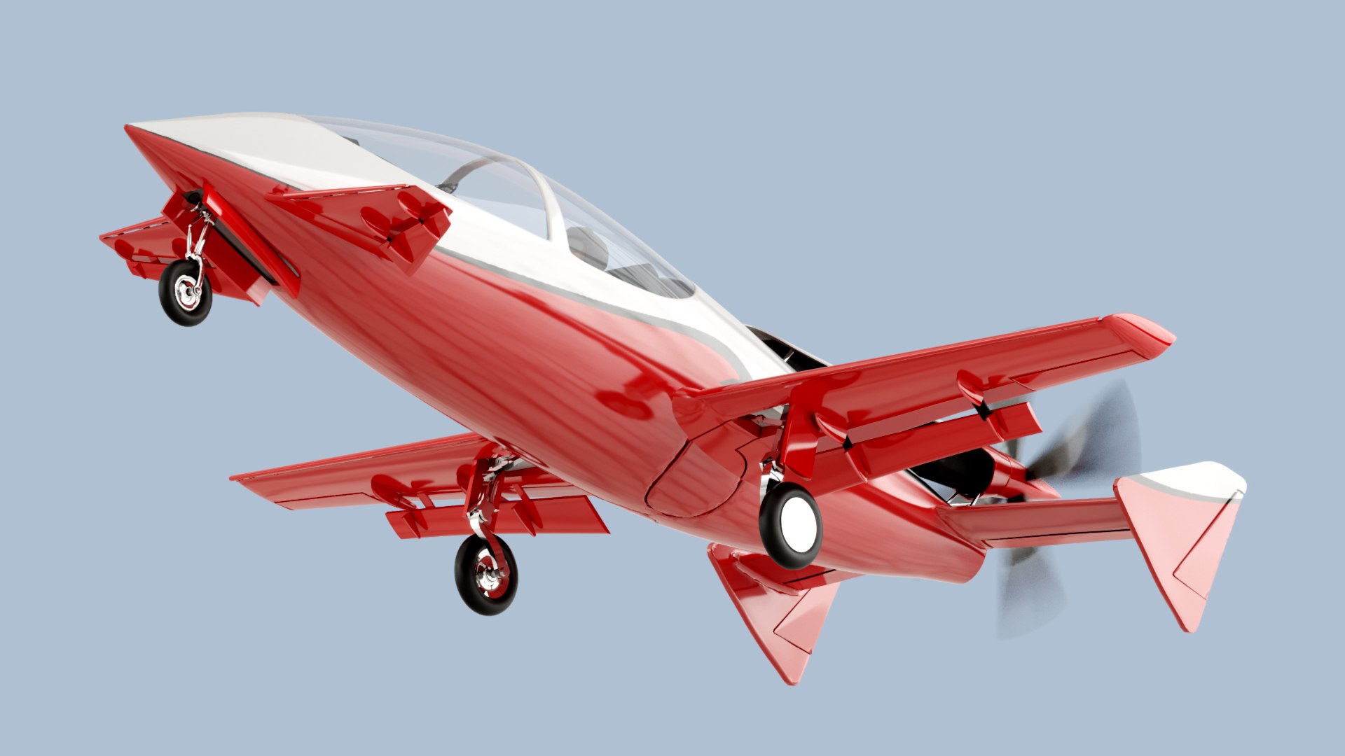 3D Single-seat Aircraft - TurboSquid 1869234