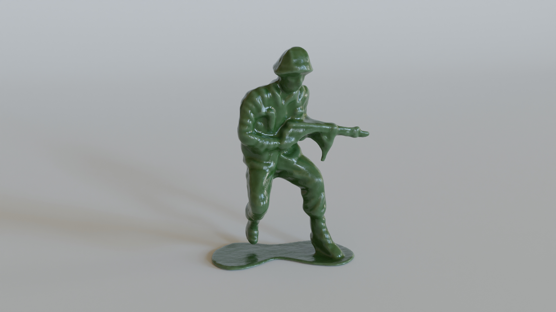 Green Plastic Army Man Soldier Toy 04 3D Model - TurboSquid 2073609