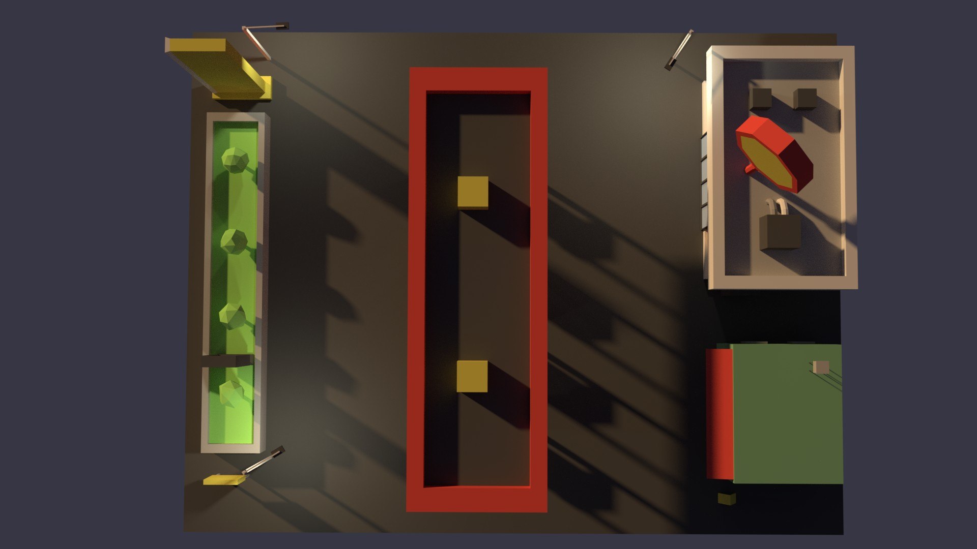 3D Filling Station Gas Model - TurboSquid 1189061