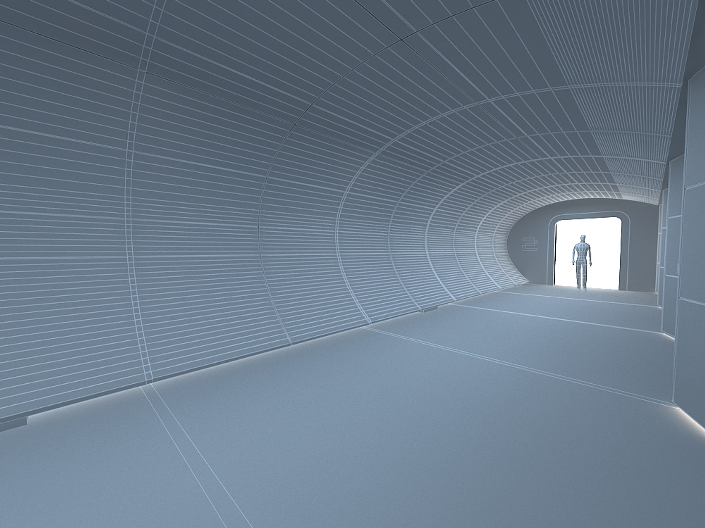 3D hallway hall model - TurboSquid 1618465