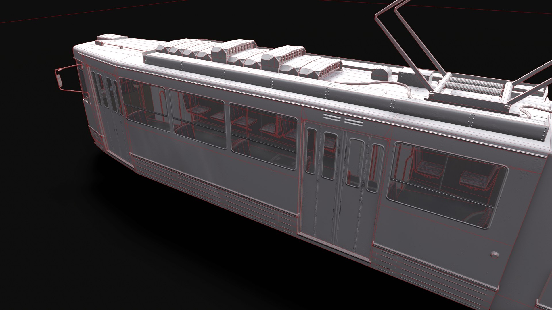 Ganz CSMG Budapest Tram Low-poly Model - TurboSquid 2213019