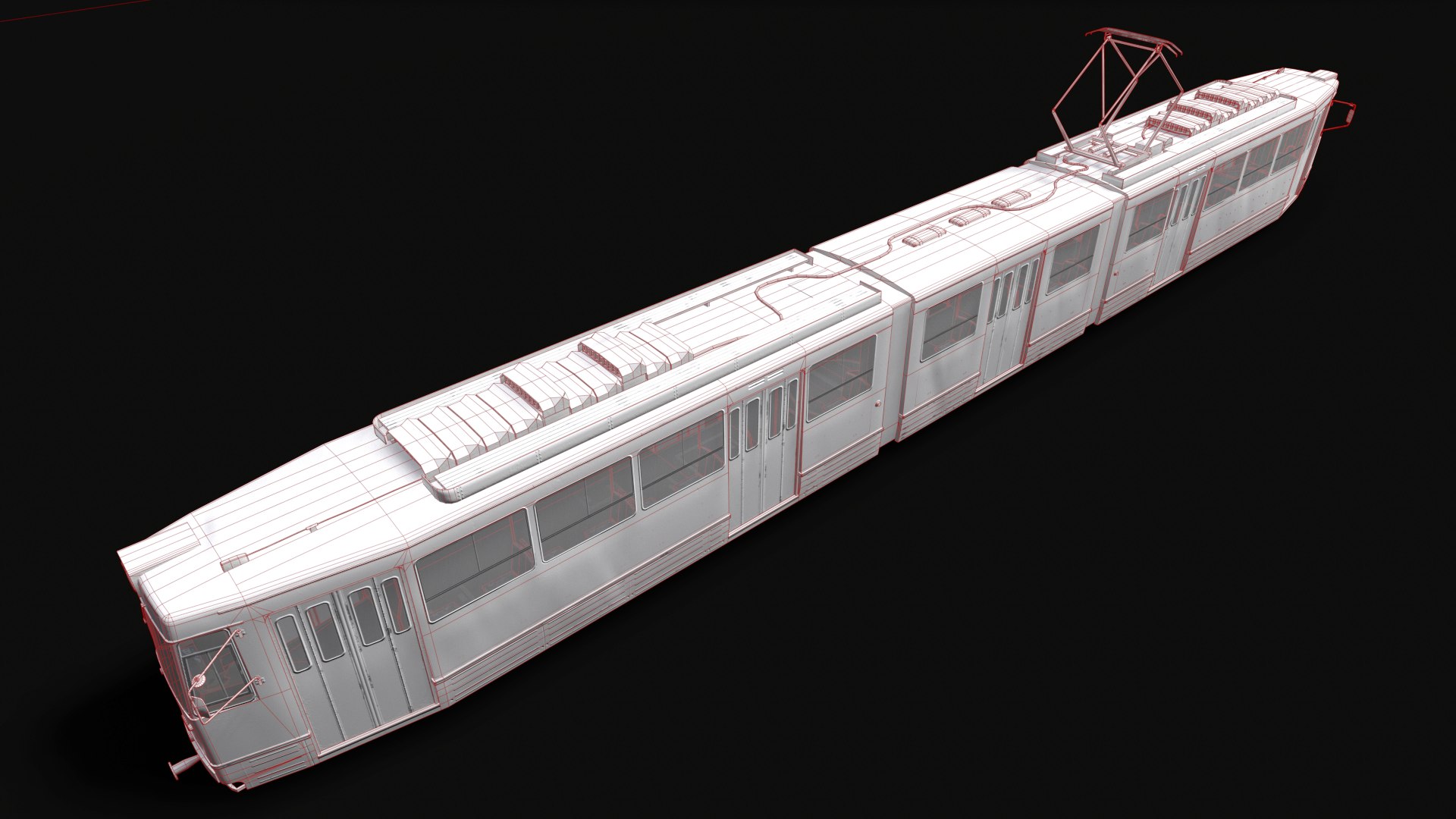 Ganz CSMG Budapest Tram Low-poly Model - TurboSquid 2213019