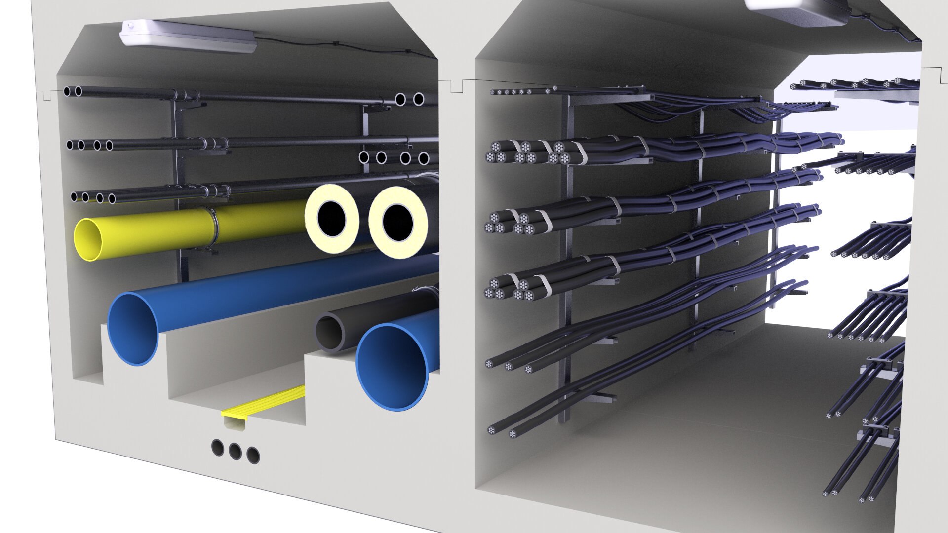 Underground Utility Tunnel 31 3D Model - TurboSquid 1804152