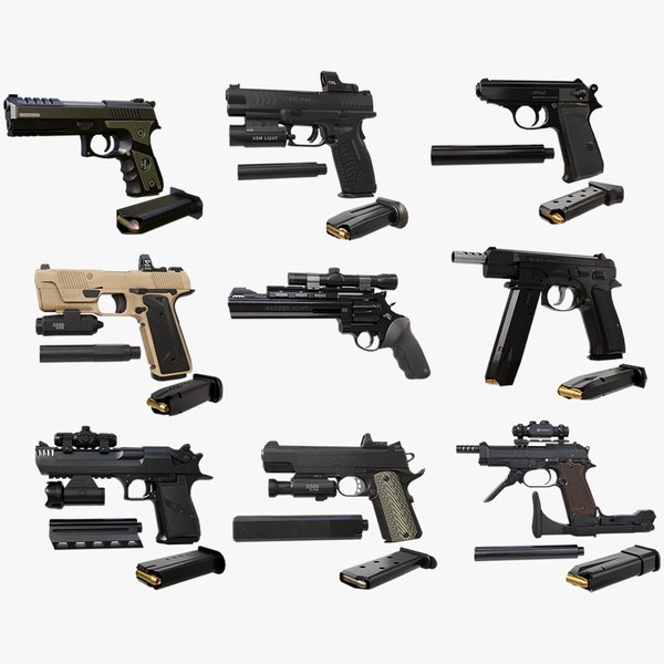 Handgun 3D Models for Download | TurboSquid