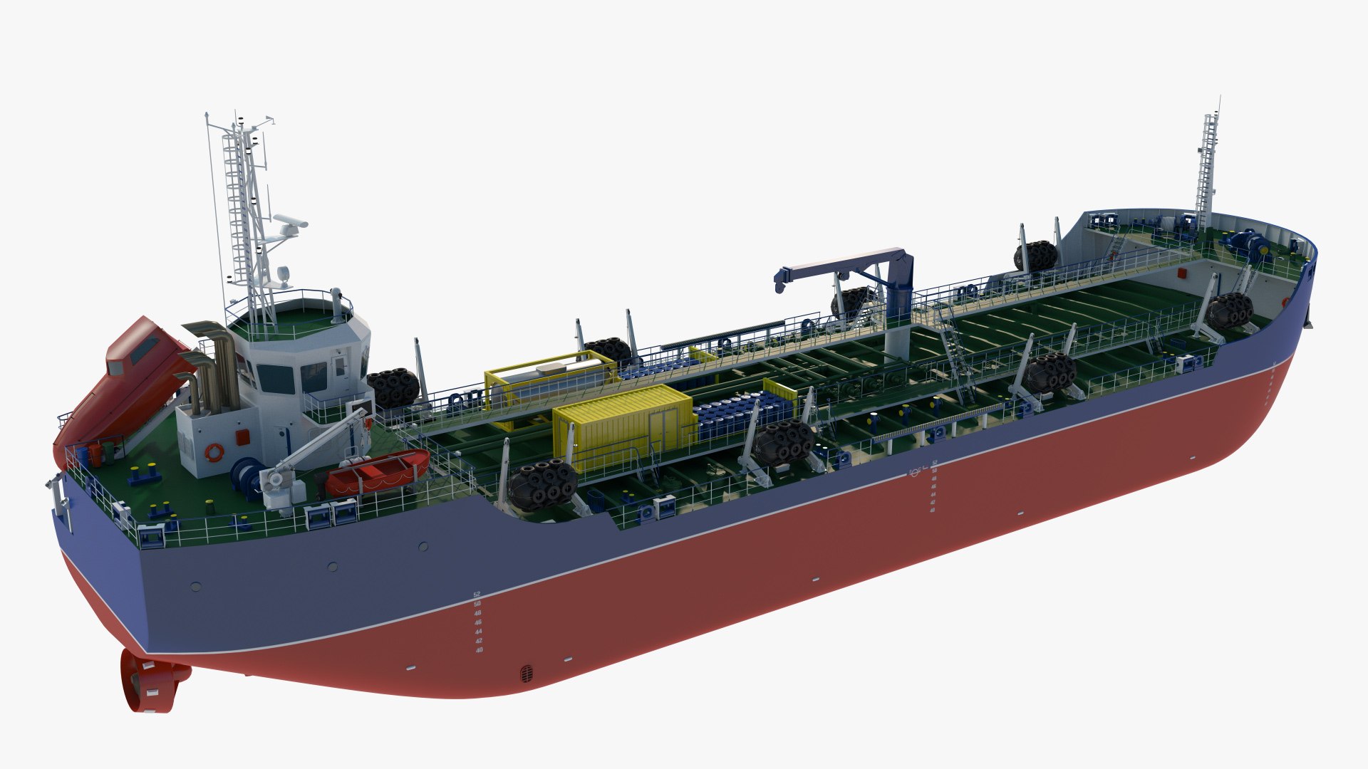 Bunker Vessel Ship Model - TurboSquid 1589917
