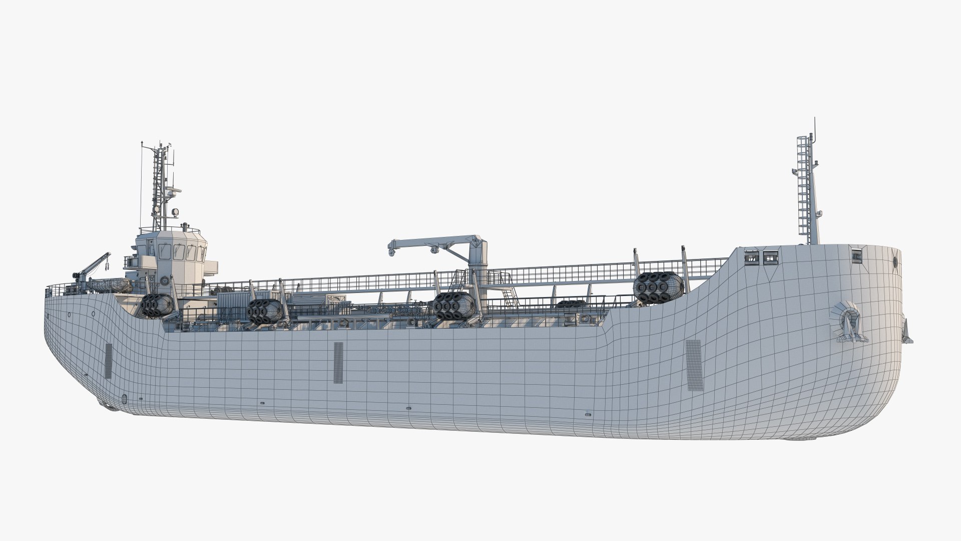Bunker Vessel Ship Model - TurboSquid 1589917
