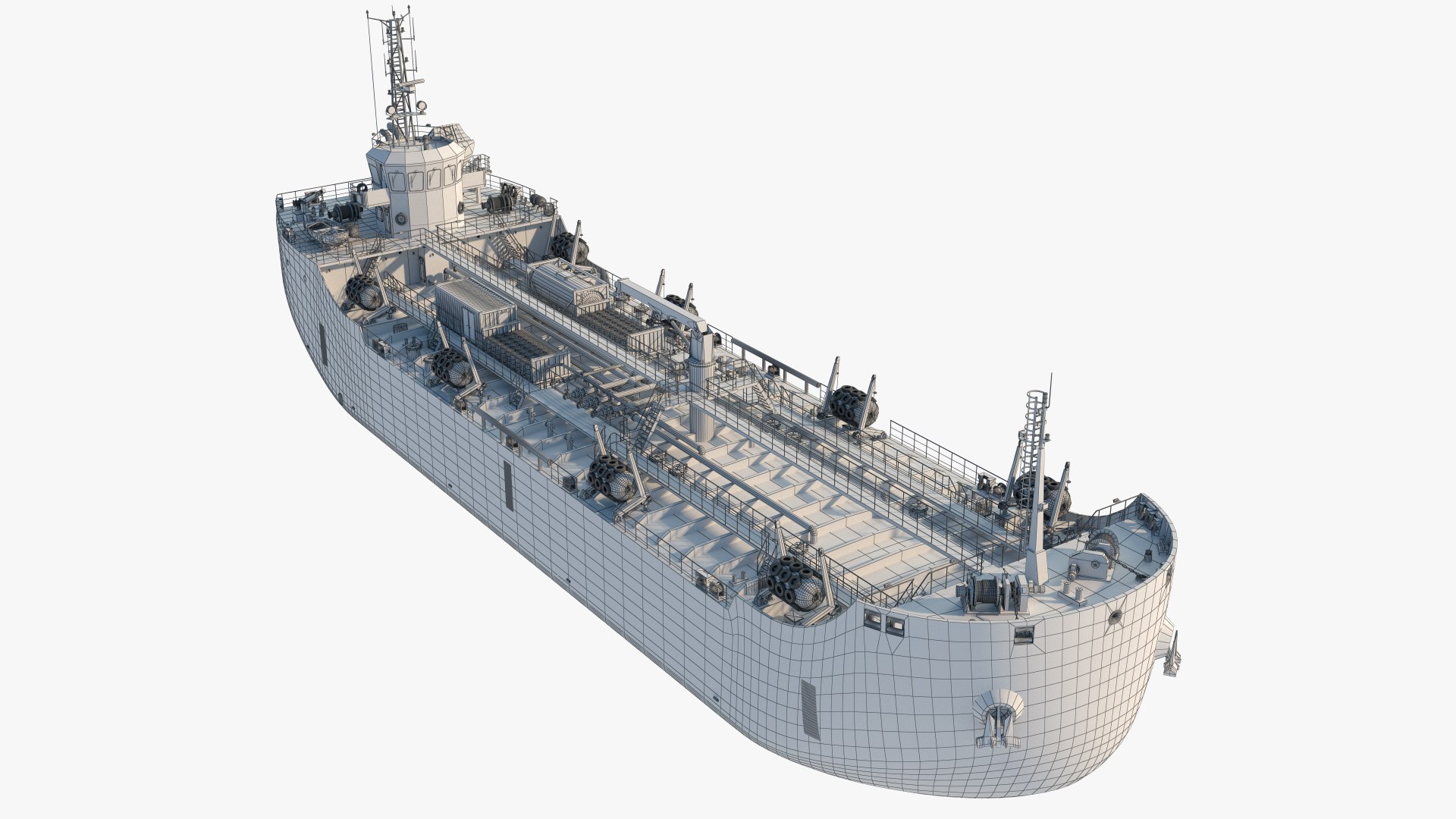Bunker Vessel Ship Model - TurboSquid 1589917