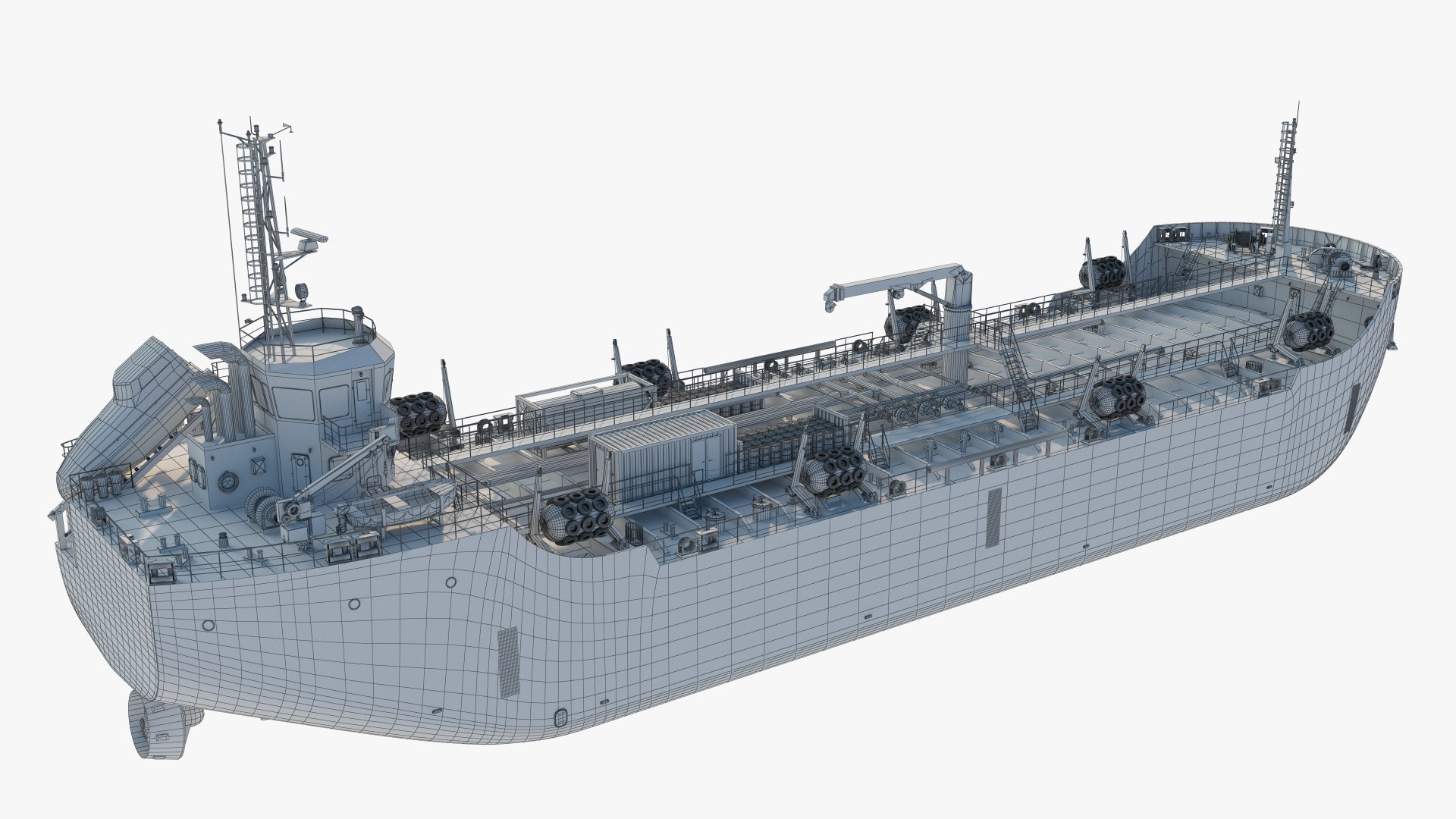 Bunker Vessel Ship Model - TurboSquid 1589917
