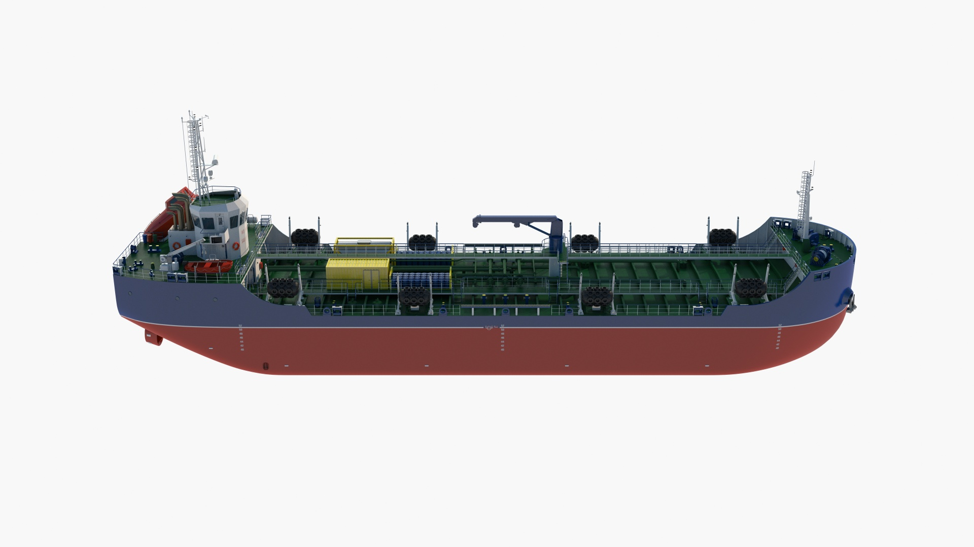 Bunker Vessel Ship Model - TurboSquid 1589917