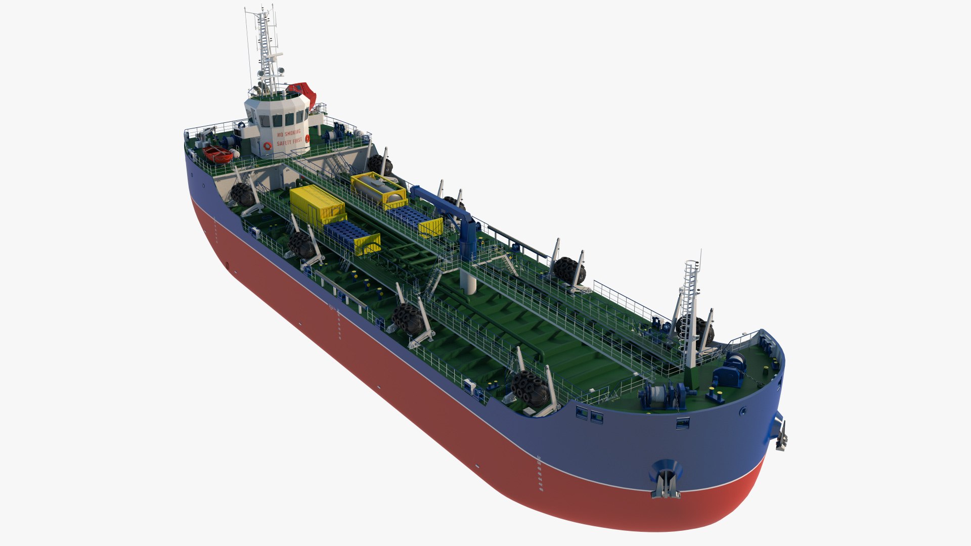 Bunker Vessel Ship Model - TurboSquid 1589917