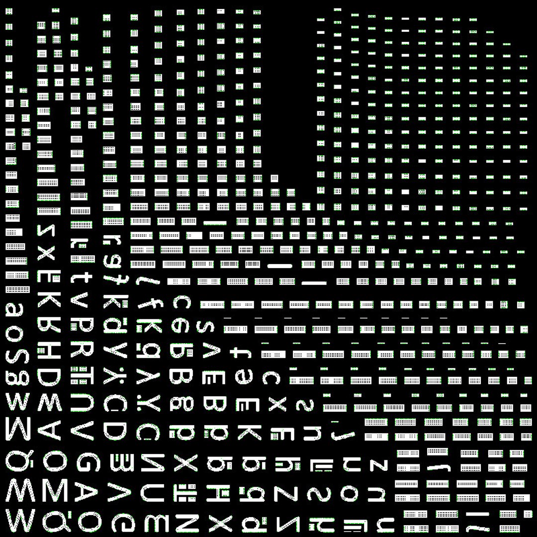 3d Calibri Alphabet Letters