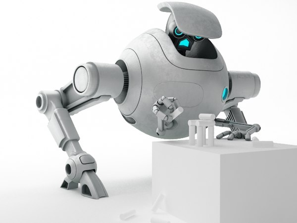robot rm200 3d obj