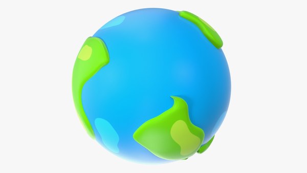 Cartoon Planet Earth model - TurboSquid 1865729