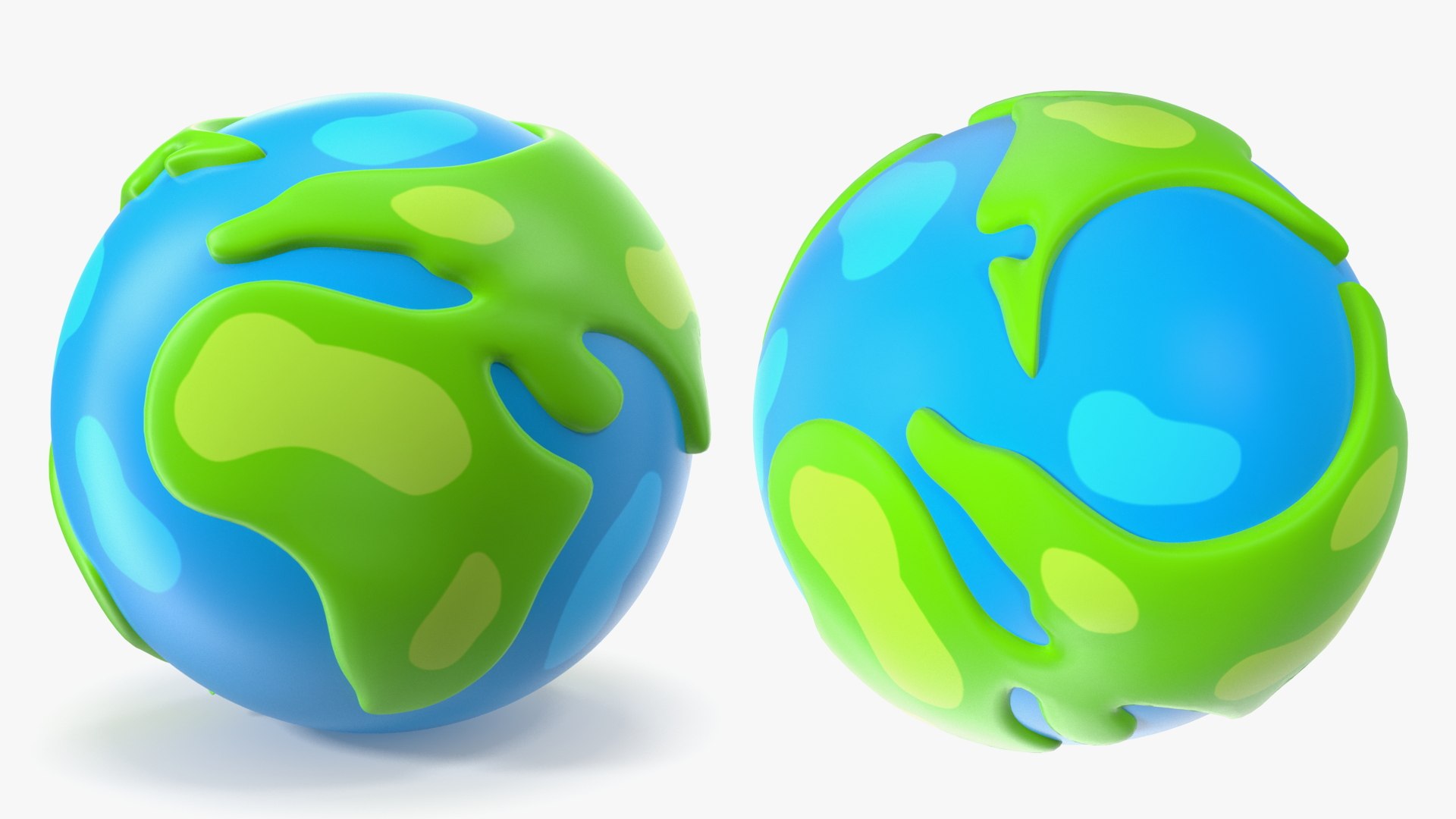 Cartoon Planet Earth Model - TurboSquid 1865729
