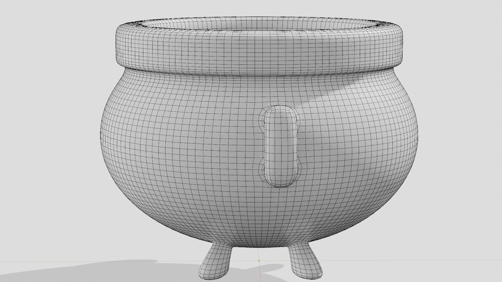 3D Dark Metal Cauldron - TurboSquid 2118076