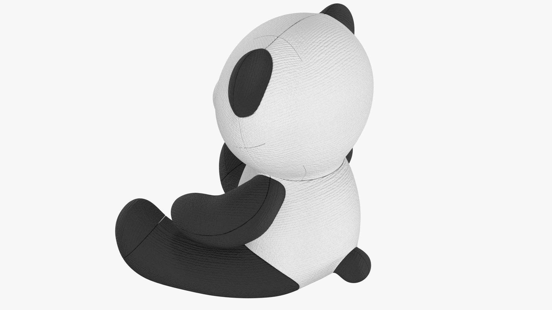 3D Stuffed Animal Panda Model - TurboSquid 1887429