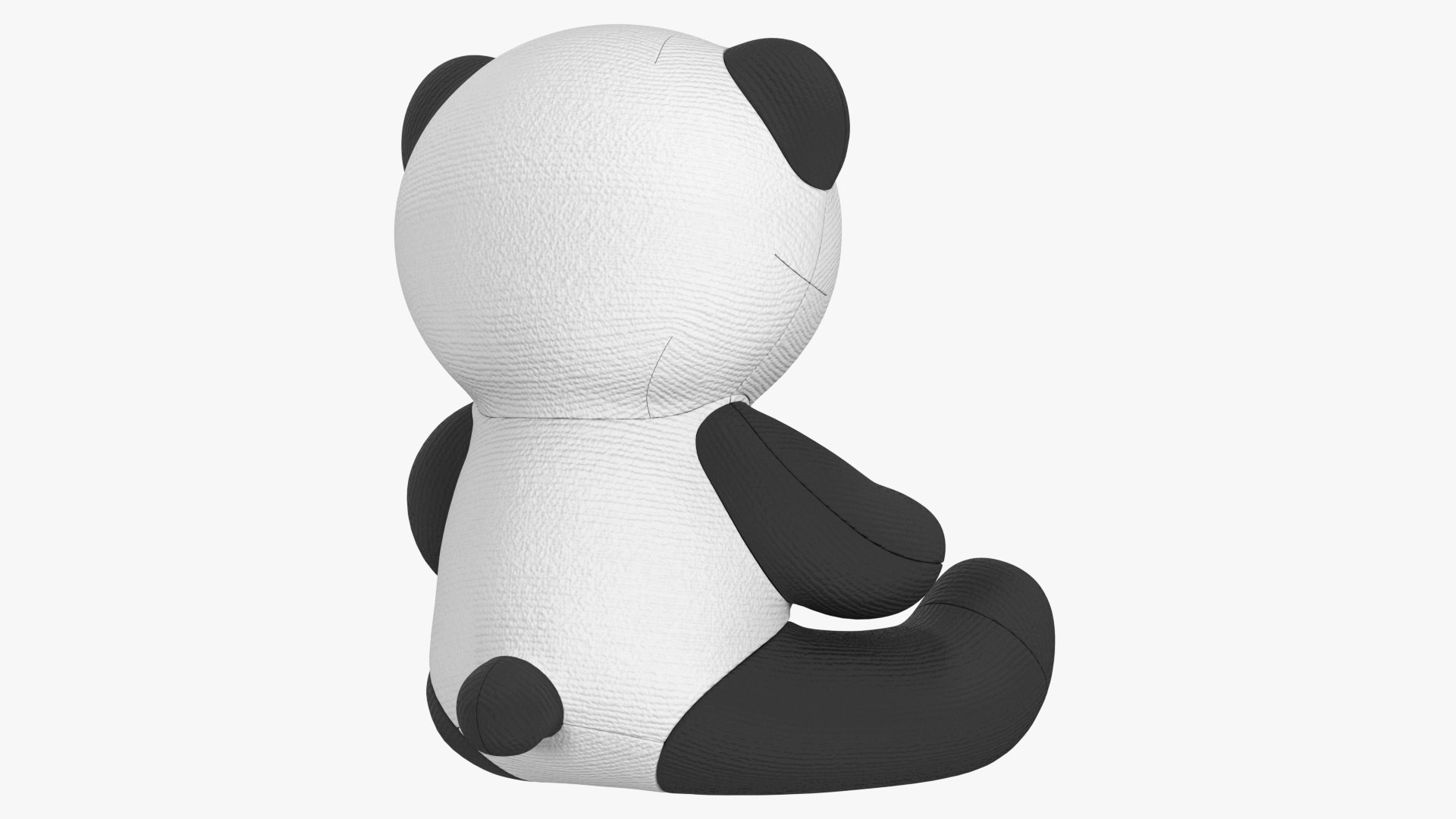 3D Stuffed Animal Panda Model - TurboSquid 1887429