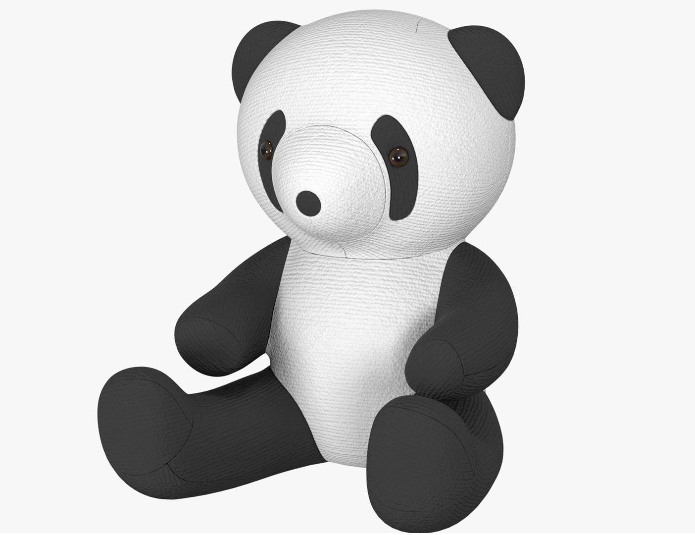 3D Stuffed Animal Panda Model - TurboSquid 1887429